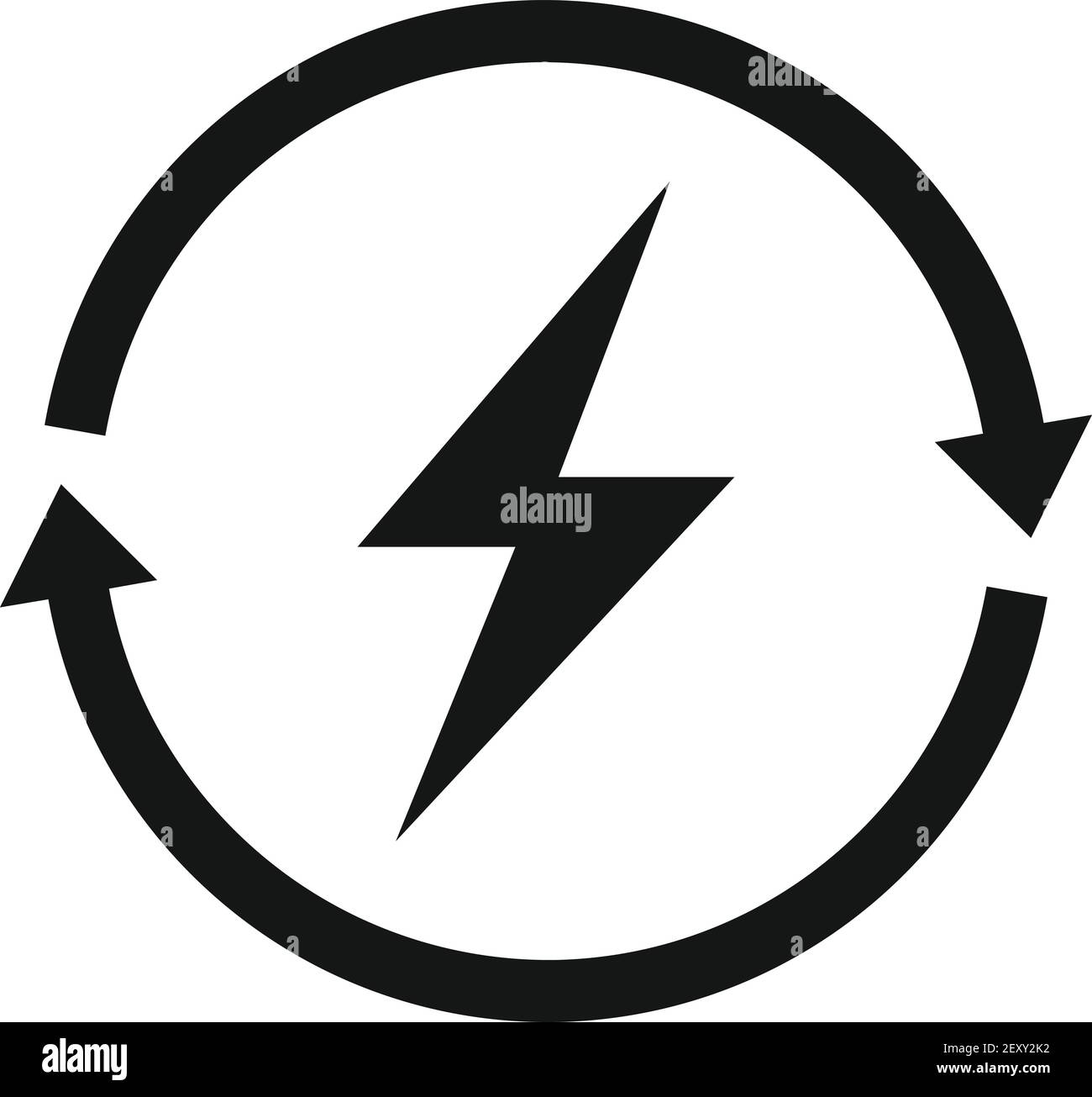 Recycle energy icon, simple style Stock Vector Image & Art - Alamy
