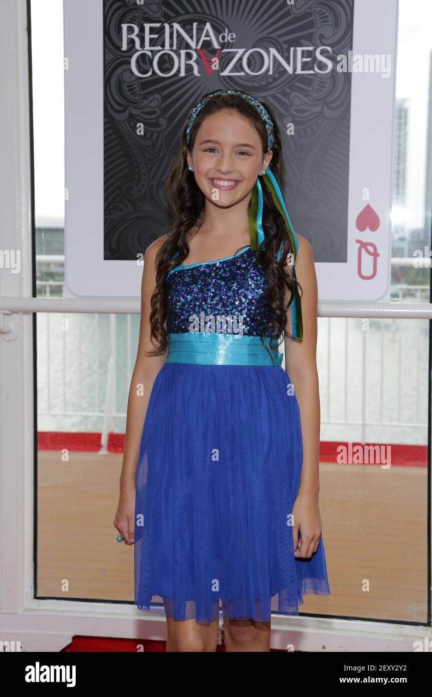 Nicole Apollonio attends the red carpet on board the Bimini Super Fast ...