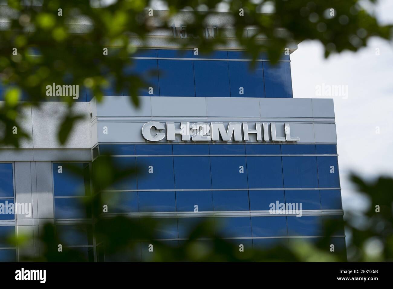 An office building occupied by CH2M HILL in Chantilly, Virginia on July ...