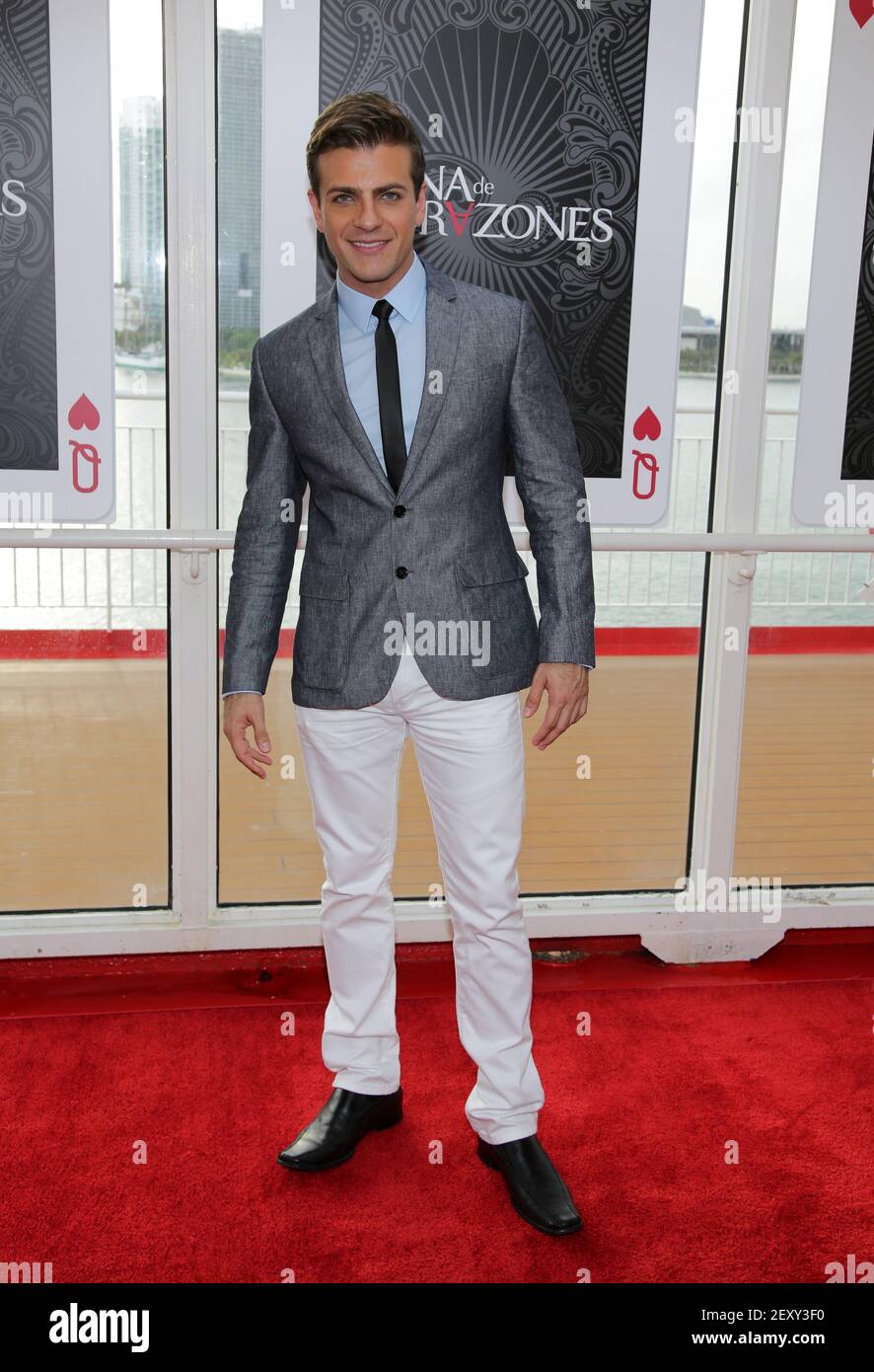 Pablo Azar attends the red carpet on board the Bimini Super Fast during ...