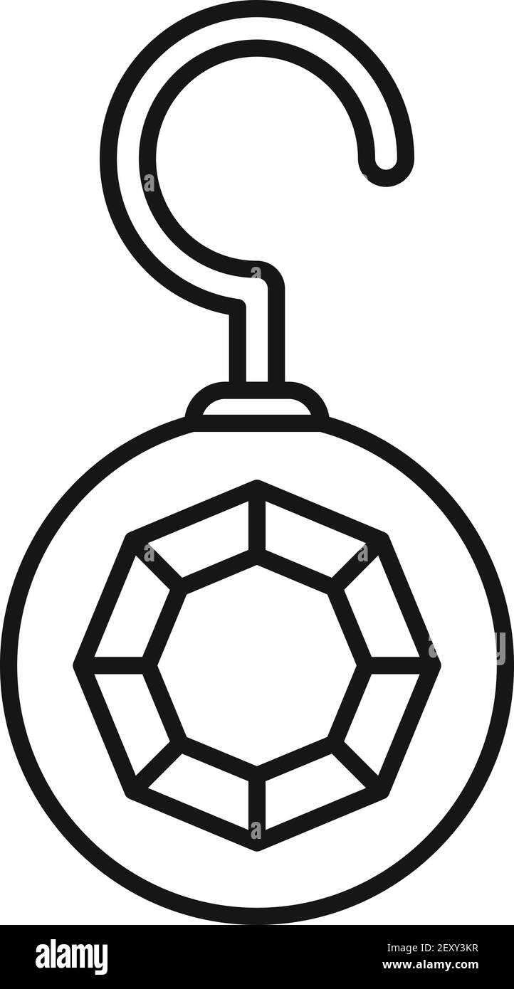 Diamond earrings illustration vector Black and White Stock Photos ...