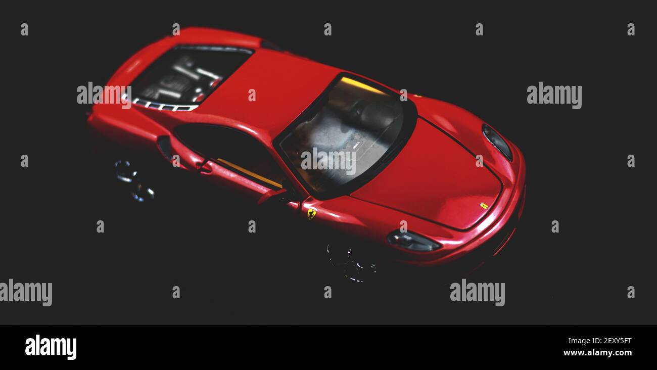 Ferrari supercar top view hi-res stock photography and images - Alamy