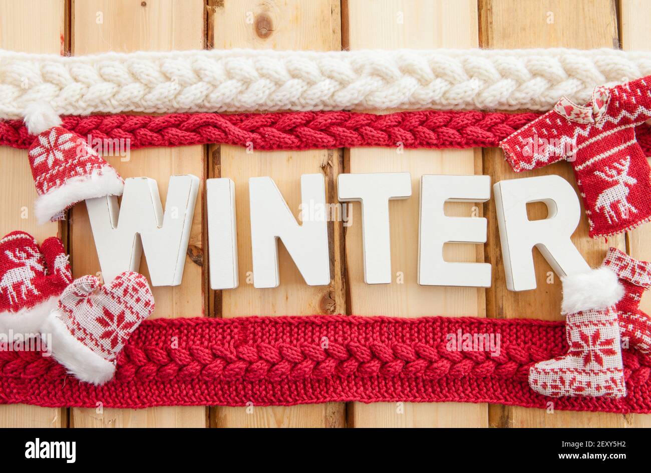 Colourful winter clothes hi-res stock photography and images - Alamy