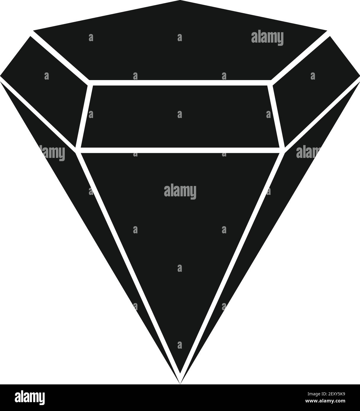 Diamond stone icon, simple style Stock Vector Image & Art - Alamy