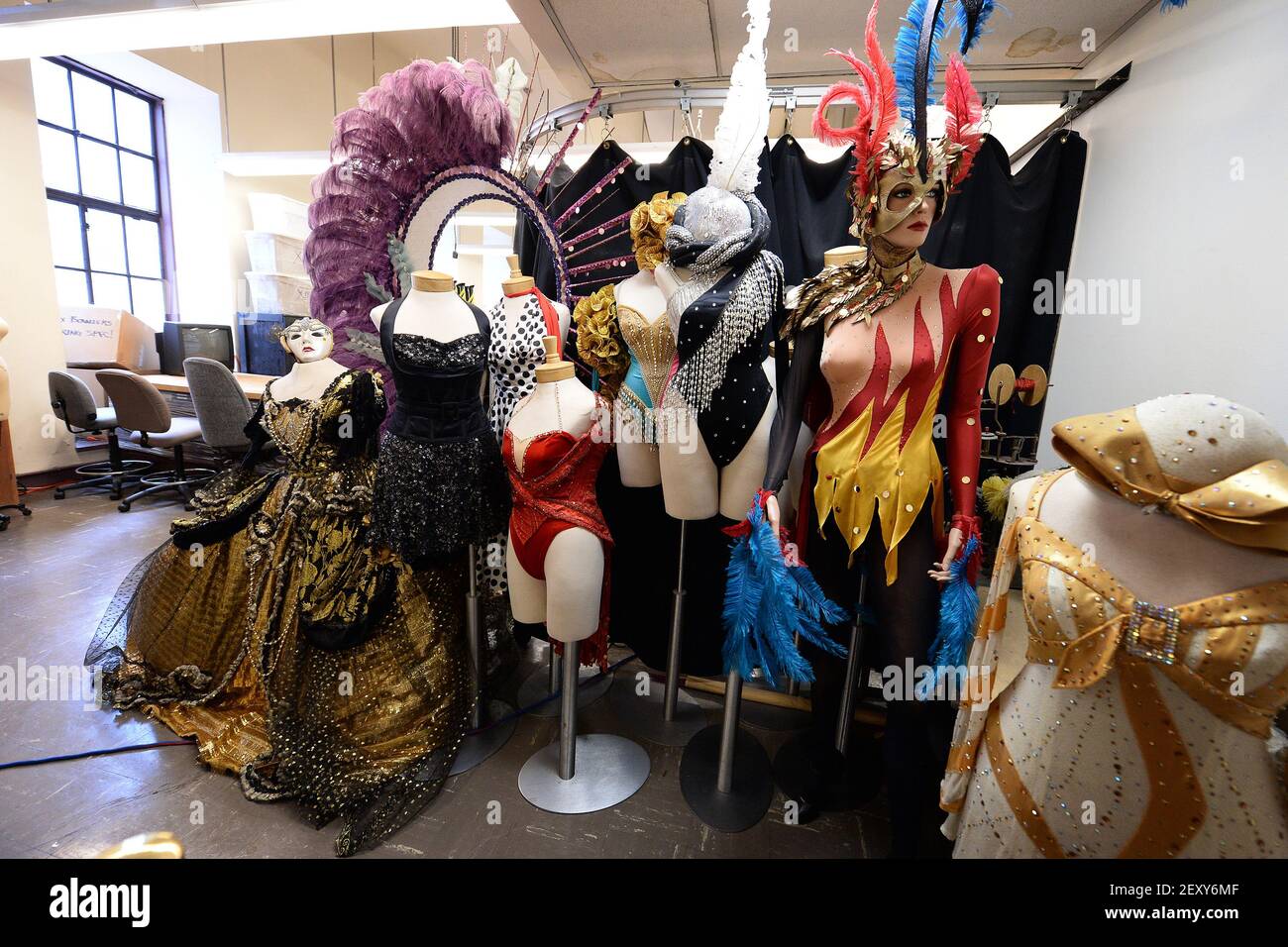 Costume room inside Radio City Music Hall in New York, NY, photographed ...