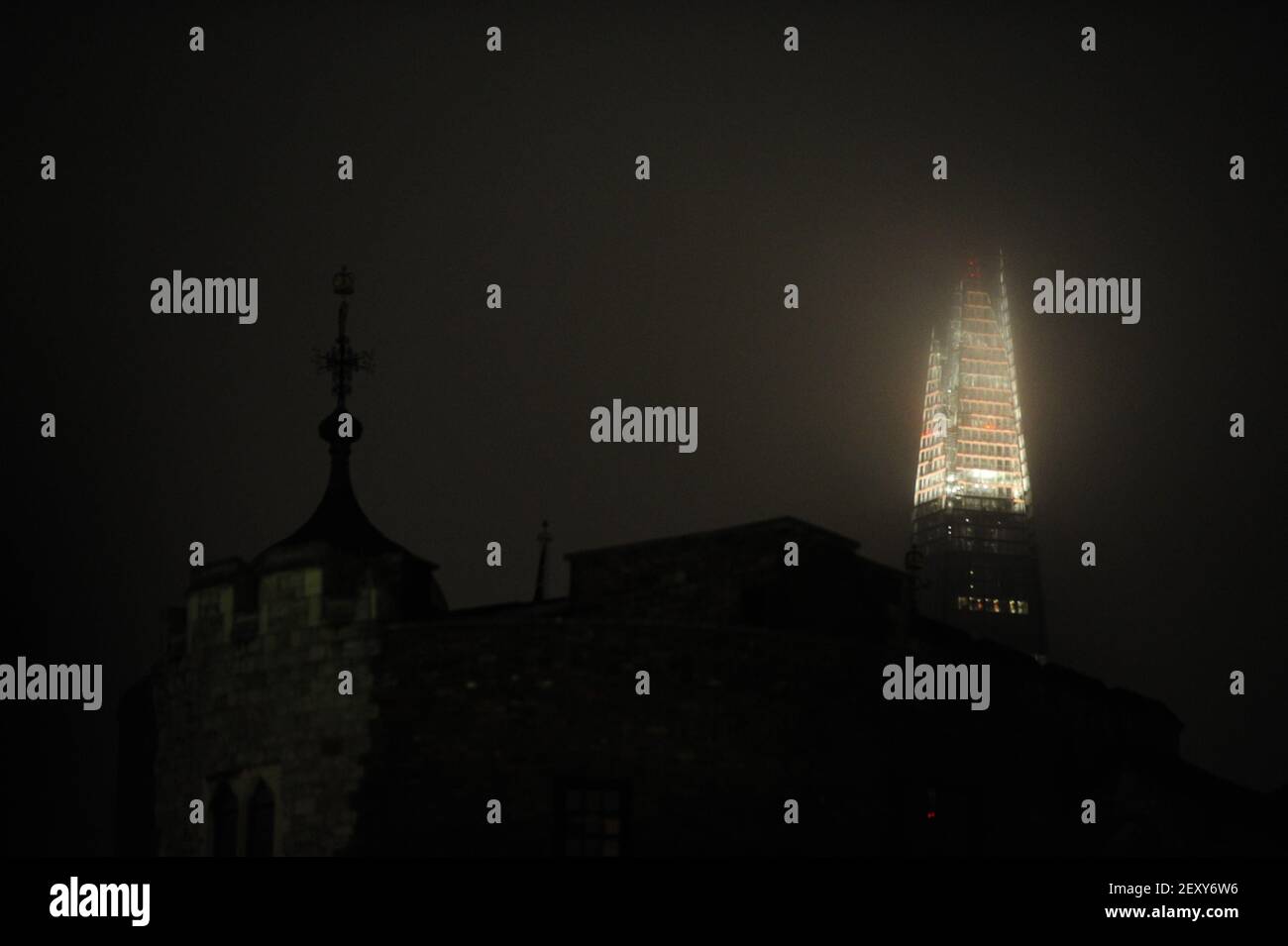 Old versus new. The Shard, an 87-storey skyscraper in London, is Europe ...