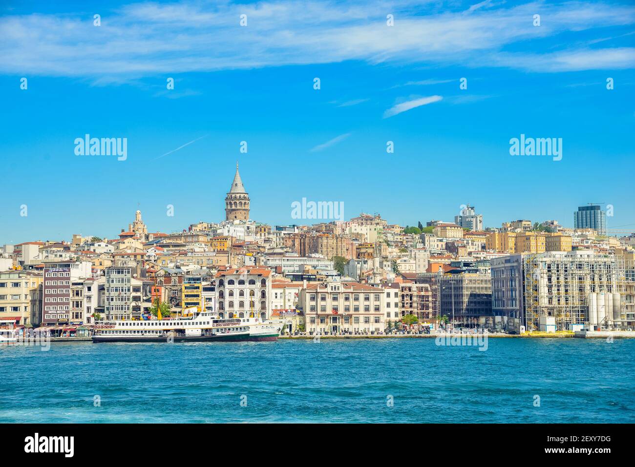 Istanbul, Turkey - May 5, 2017: Nice view of the historic district in ...