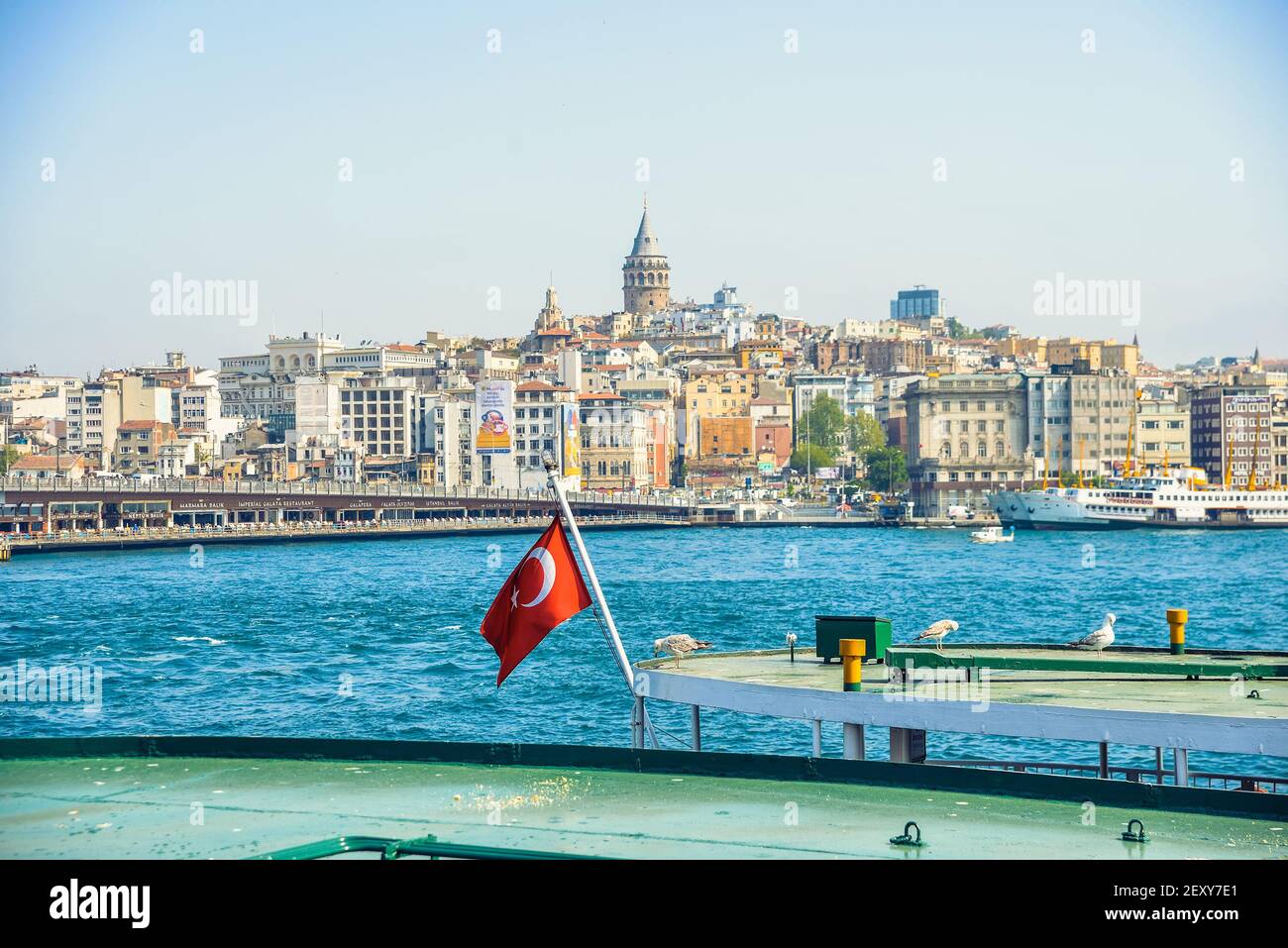 Istanbul, Turkey - May 5, 2017: Nice view of the historic district in ...
