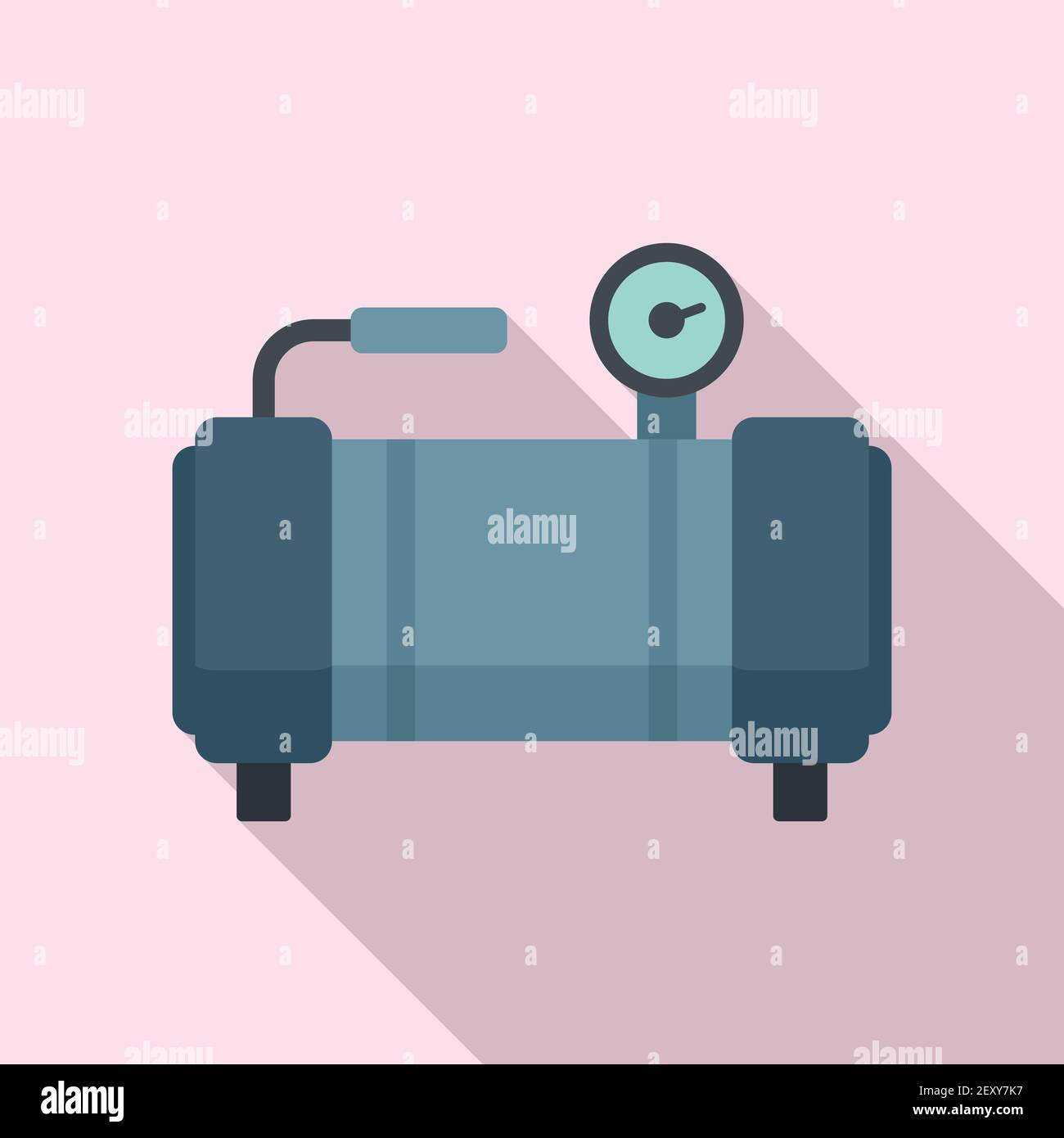 Tool air compressor icon, flat style Stock Vector Image & Art - Alamy