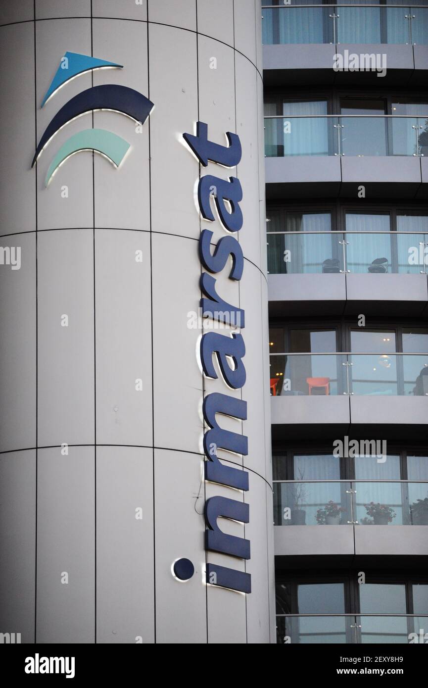 The headquarters of British satellite telecommunications company ...