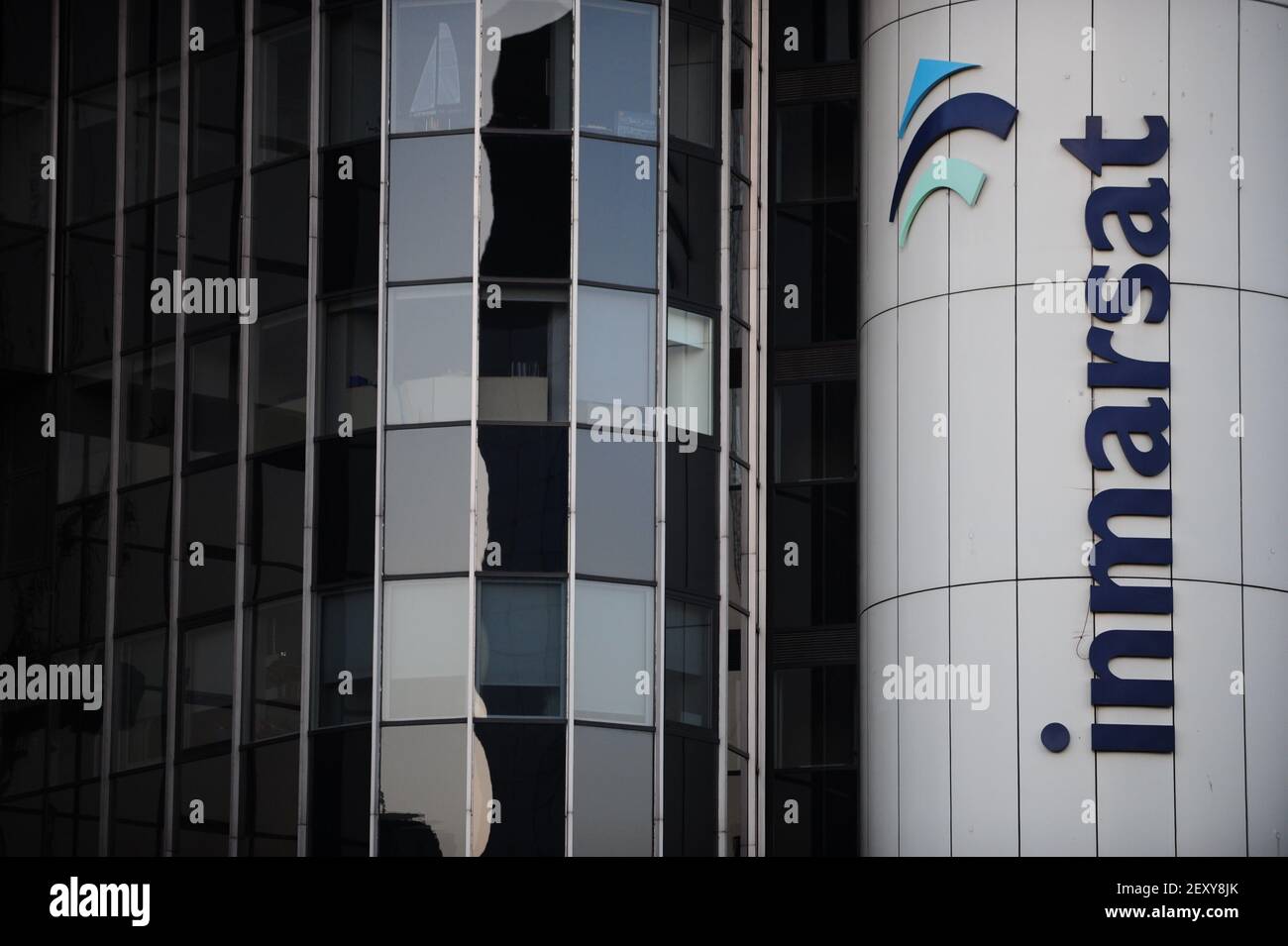 The headquarters of British satellite telecommunications company ...