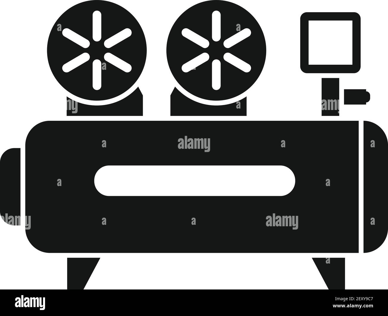 Mobile compressor Black and White Stock Photos & Images - Alamy