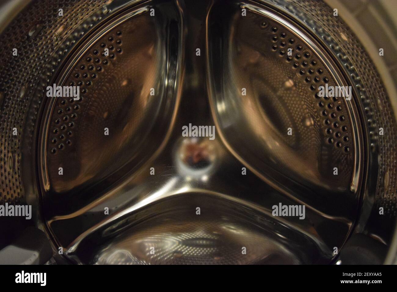 Curves and holes in metal hi-res stock photography and images - Alamy