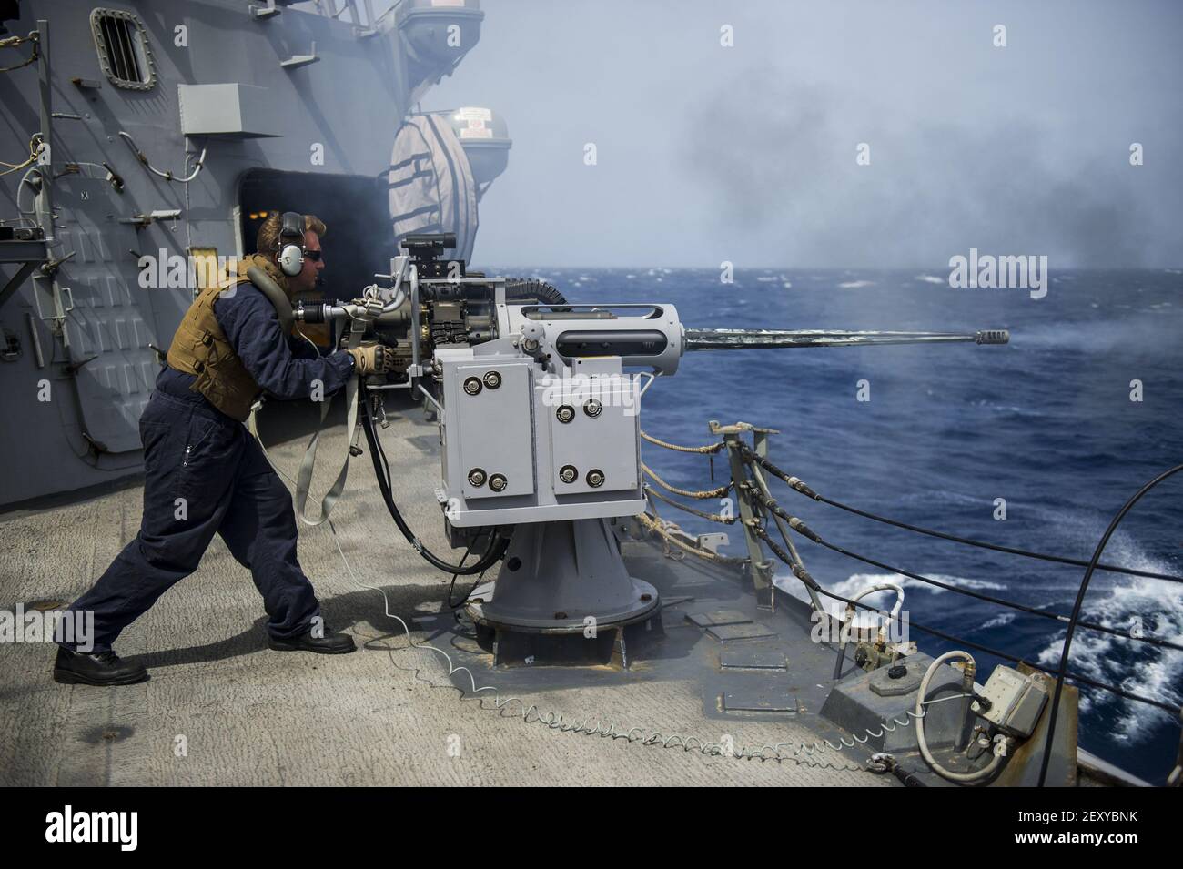 GULF OF ADEN (June 24, 2014) Gunner's Mate 2nd Class Andrew Carpenter ...