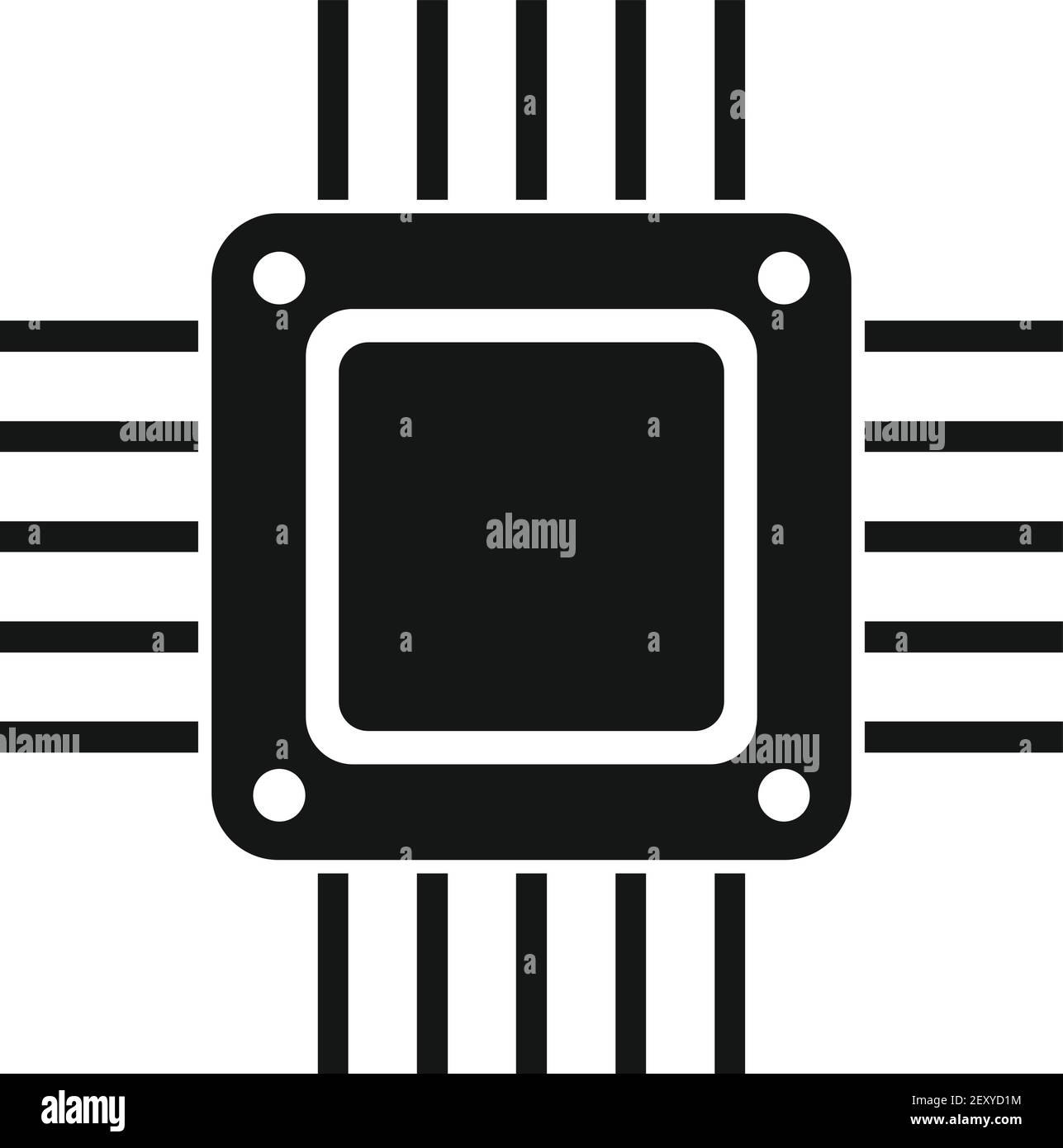 Radio processor icon, simple style Stock Vector Image & Art - Alamy