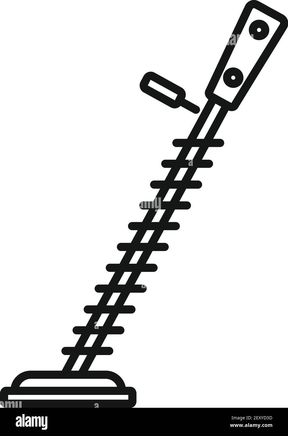 Security service metal detector Stock Vector Images - Alamy