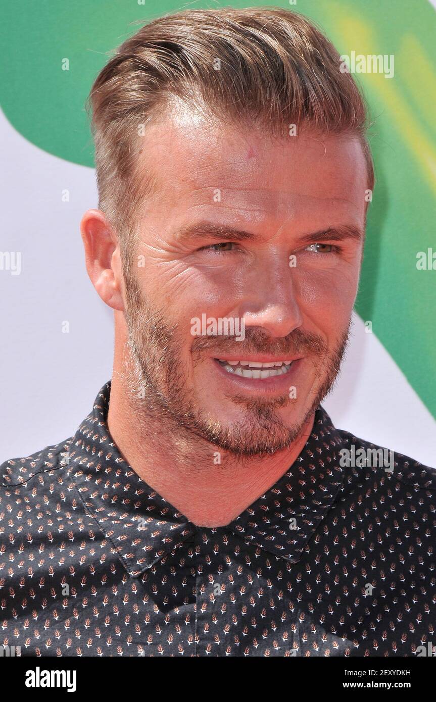 David Beckham at the Nickelodeon's Kids Choice Sports 2014 held at UCLA ...