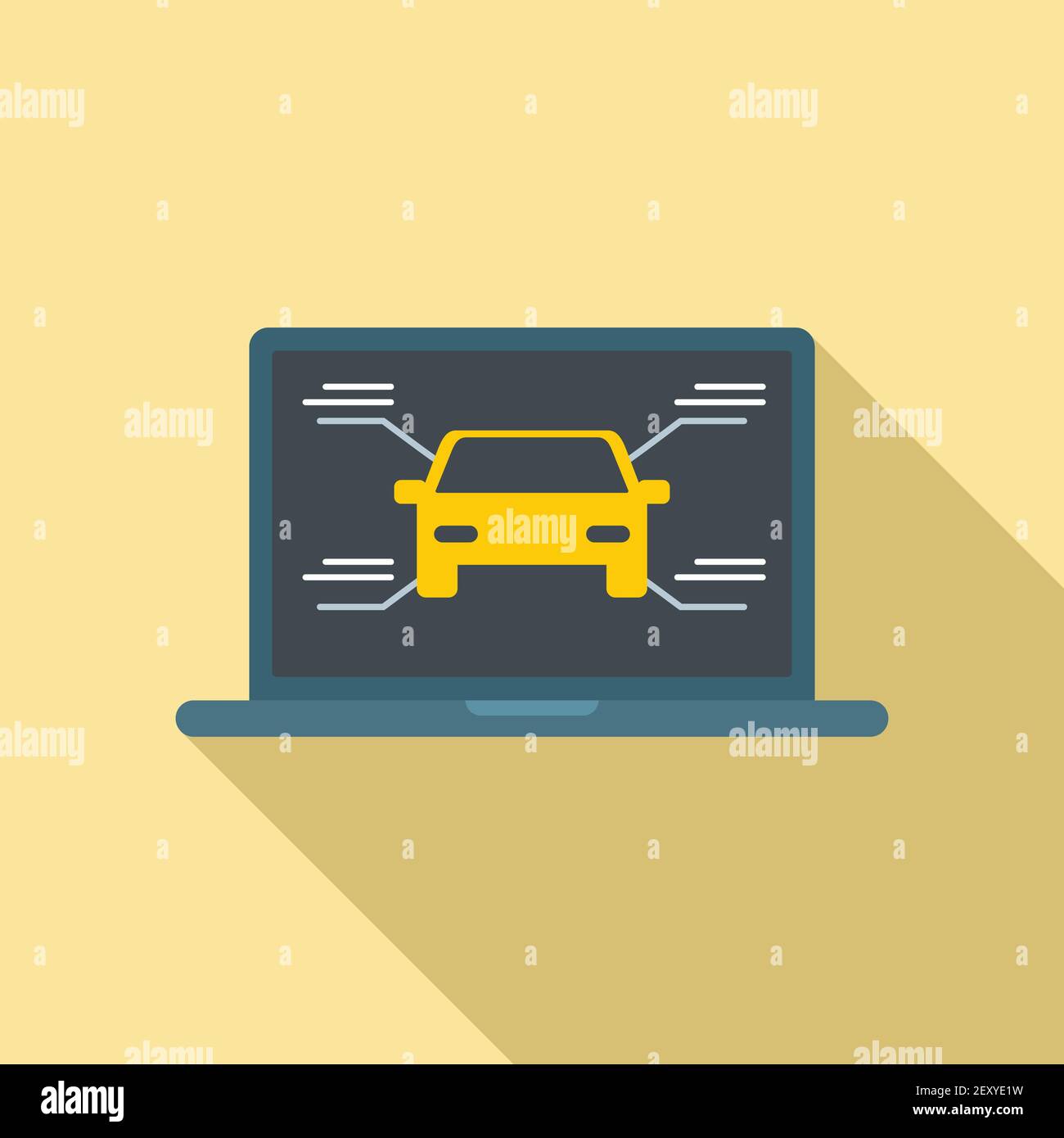 Mobile auto diagnostics Stock Vector Images - Alamy