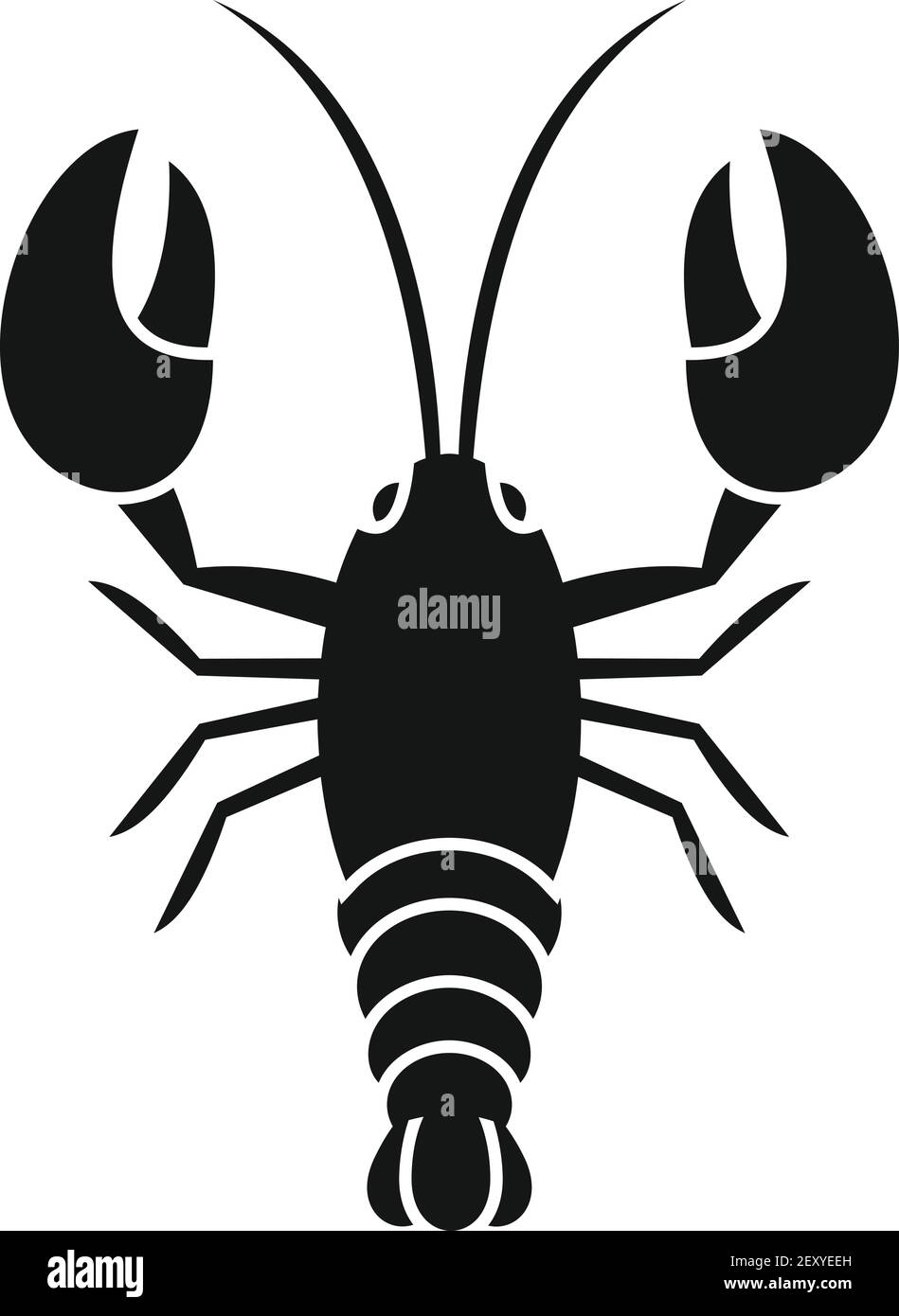 Delicious shrimp lobster dish Stock Vector Images - Alamy