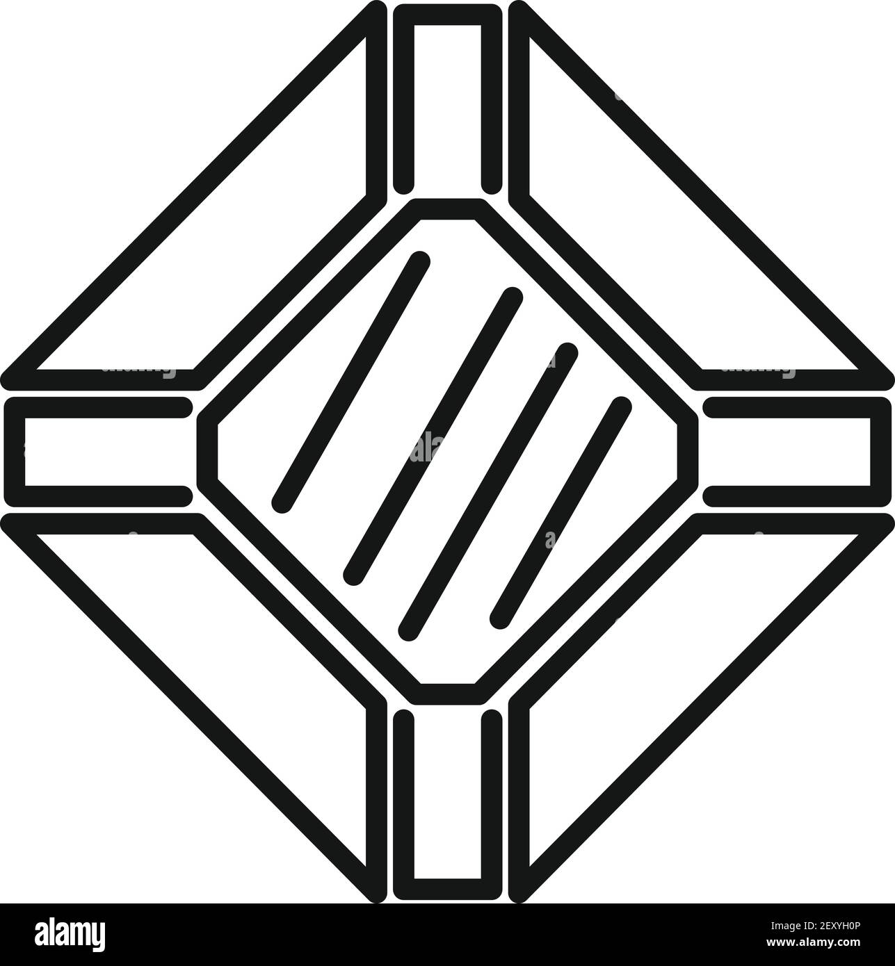 Emerald view Stock Vector Images - Alamy