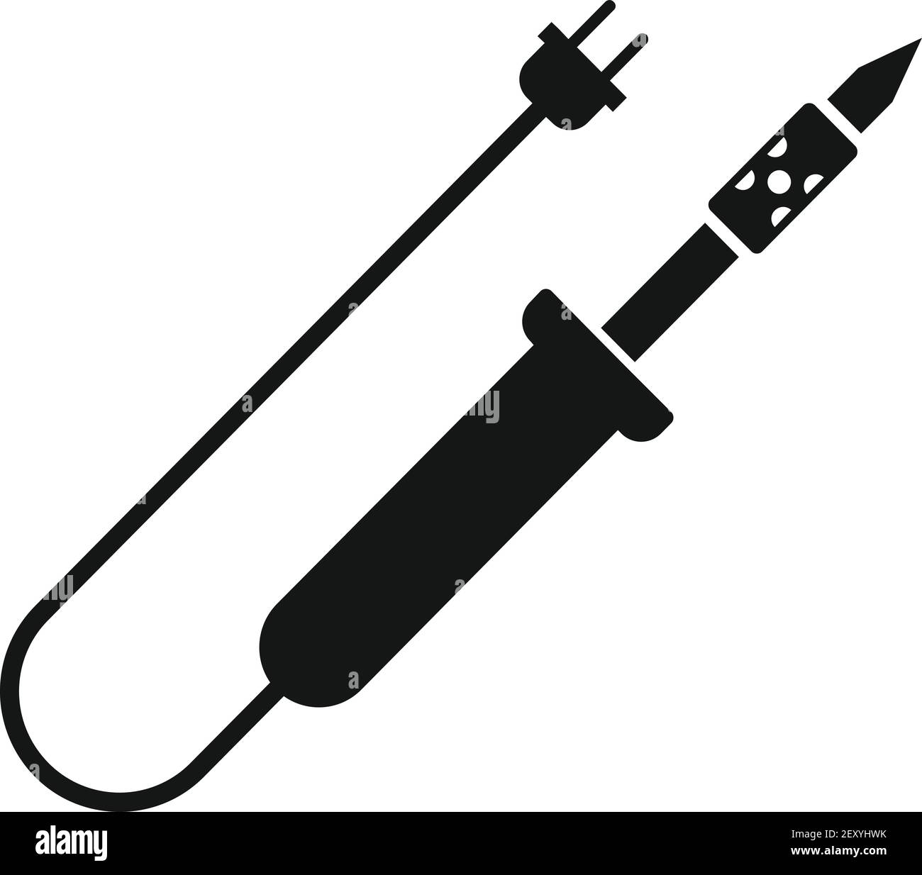 Linear soldering icon outline Black and White Stock Photos & Images - Alamy