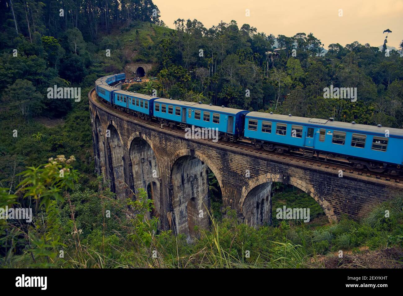 The Nine Arches Bridge is one of the iconic bridges in Sri Lanka Stock ...