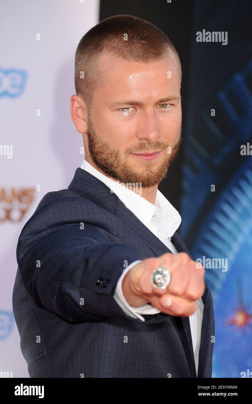 21 July 2014 - Hollywood, California - Glen Powell. "Guardians Of The ...