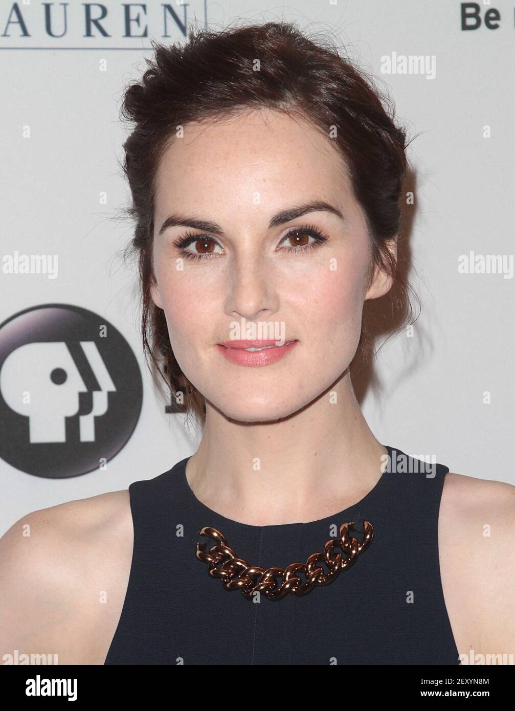 Michelle Dockery attends the Downton Abbey Photo Call held at the ...