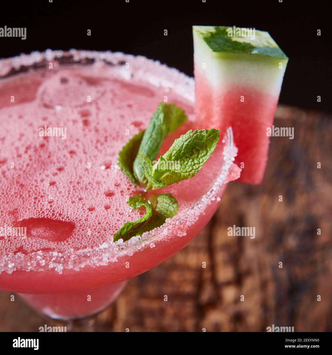 Watermelon frozen cocktail Stock Photo - Alamy