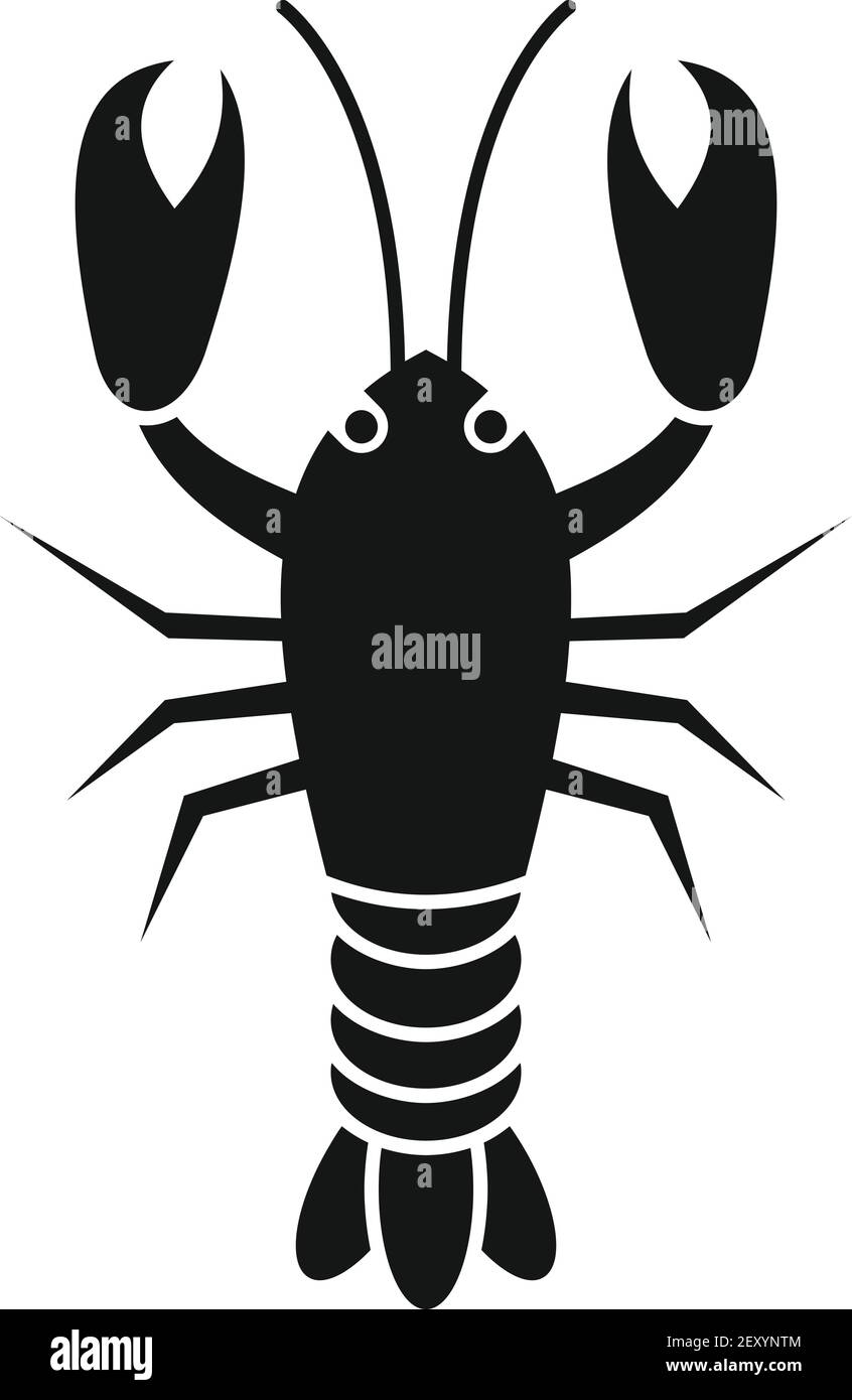 Lobster restaurant icon, simple style Stock Vector Image & Art - Alamy