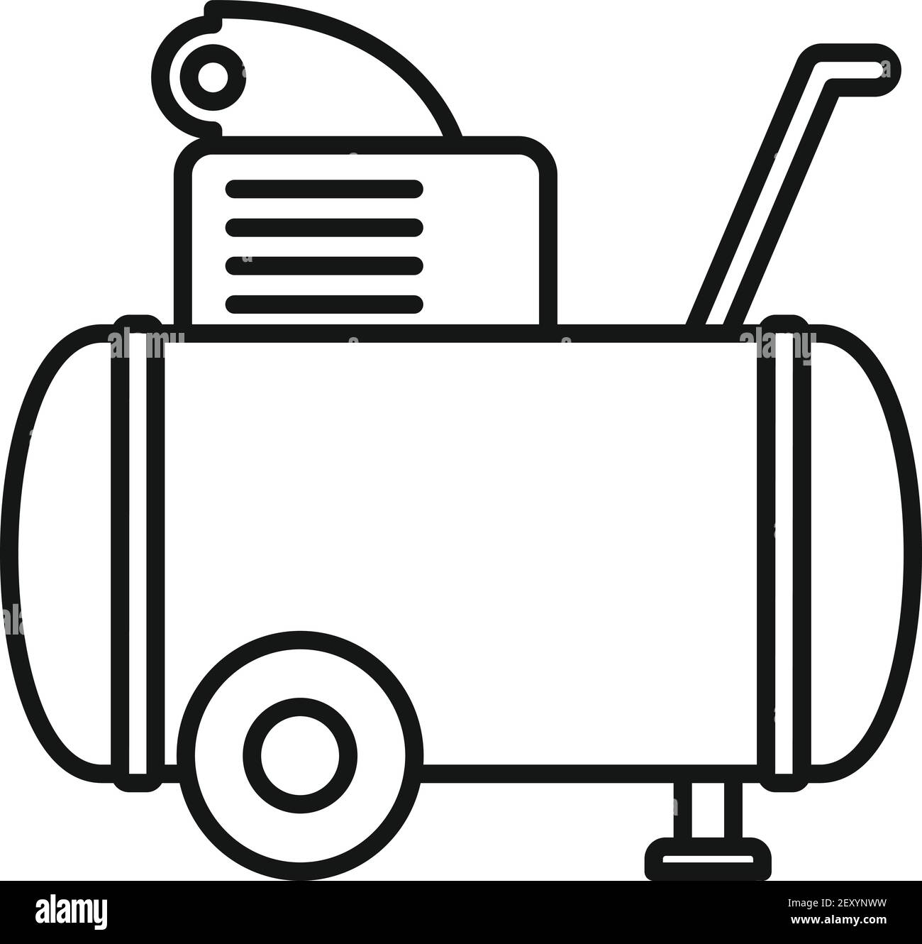 Machine air compressor icon, outline style Stock Vector Image & Art - Alamy