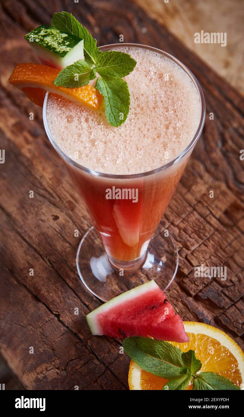 Watermelon pineapple mango melon hi-res stock photography and images ...