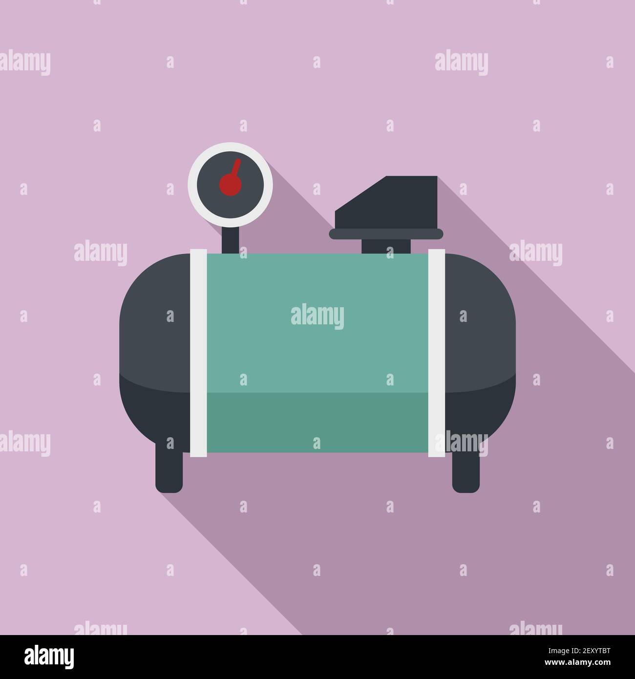 Generator air compressor icon, flat style Stock Vector Image & Art - Alamy