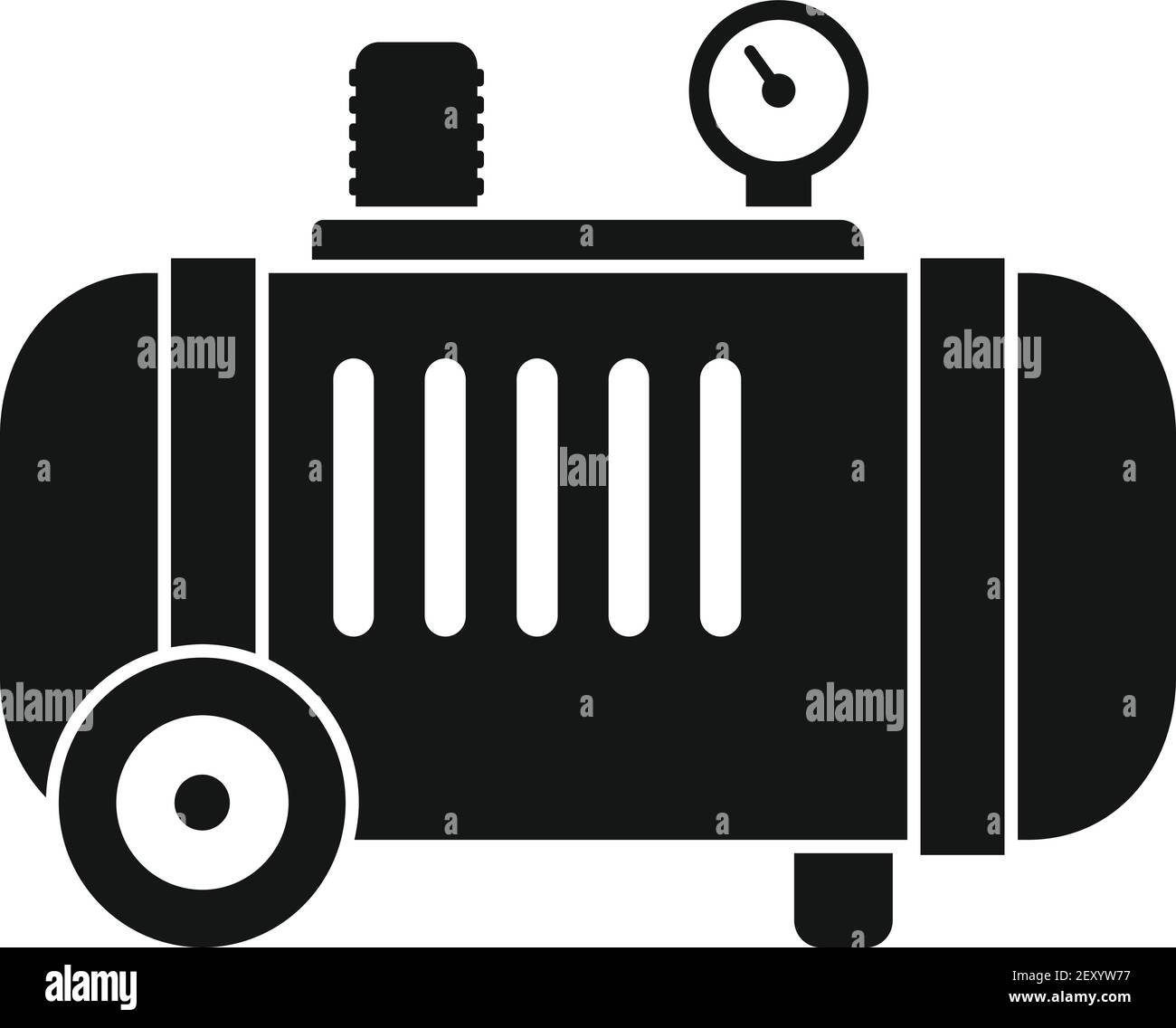 Industrial air compressor icon, simple style Stock Vector Image & Art ...