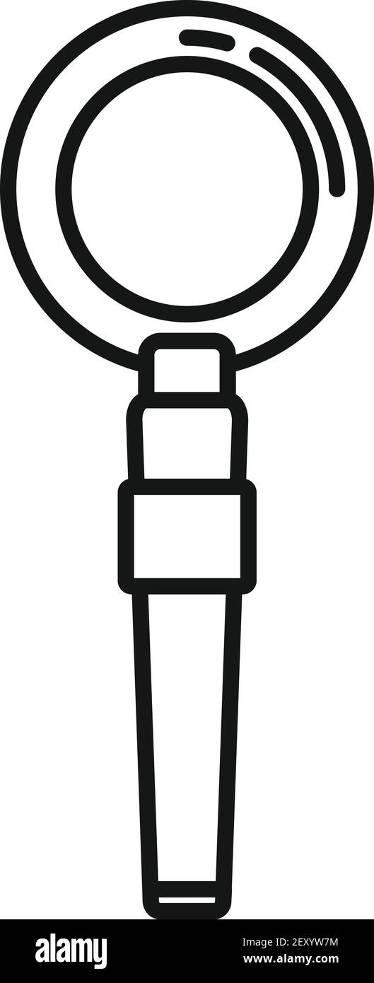 Equipment metal detector icon, outline style Stock Vector Image & Art ...