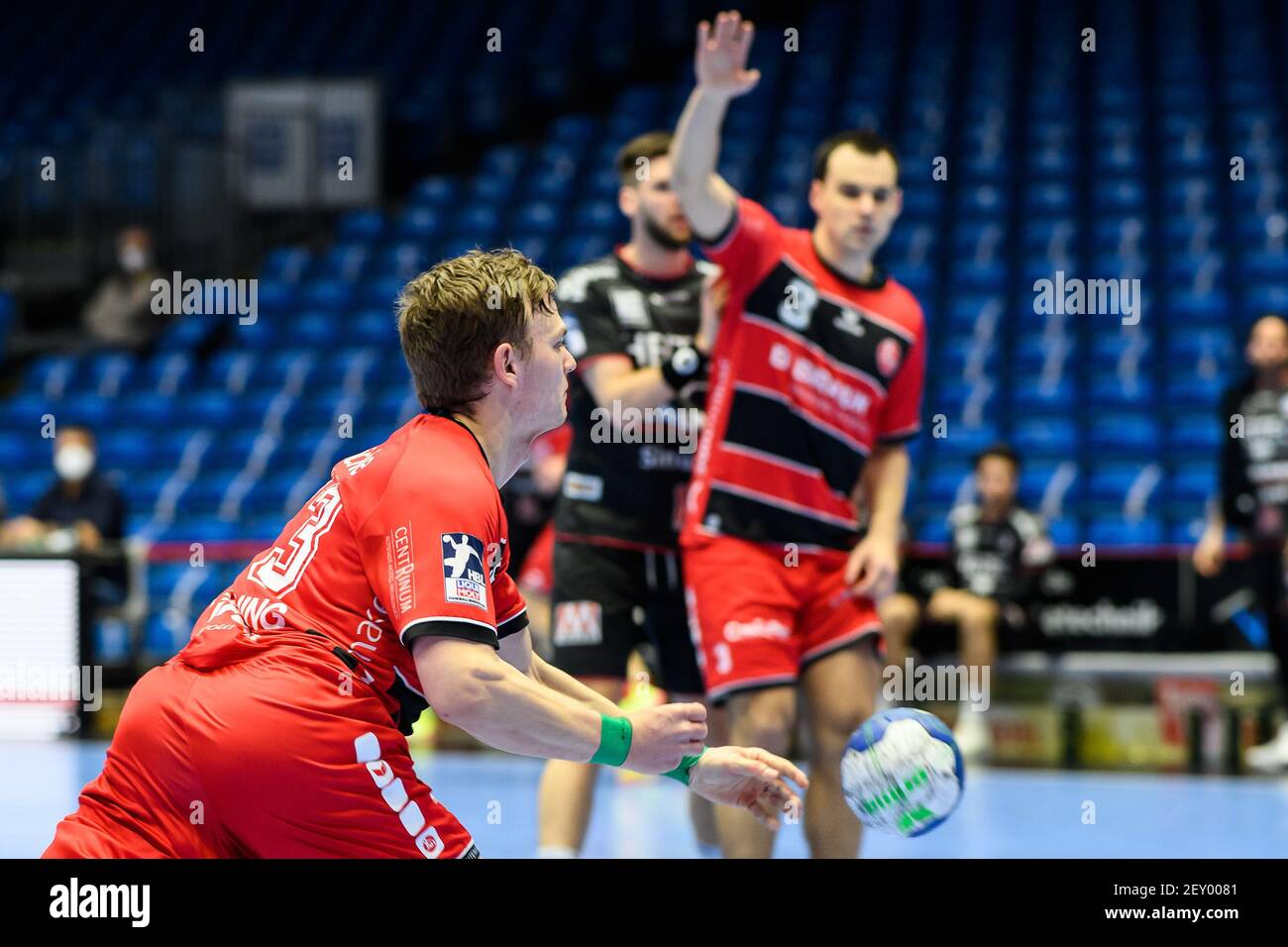 Kassel, Germany. 04th Mar, 2021. Handball: Bundesliga, MT Melsungen ...