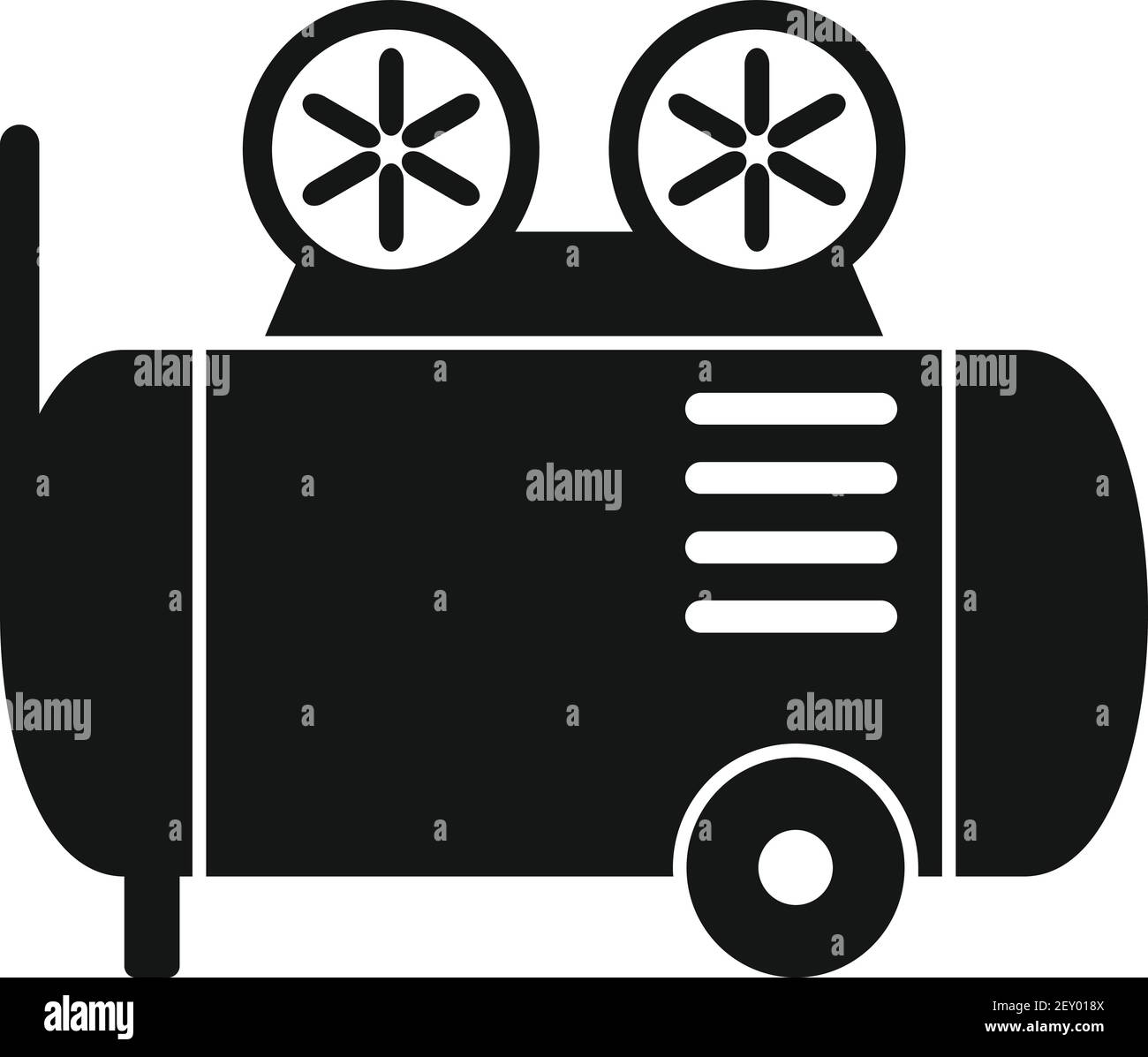 Pneumatic compressor Black and White Stock Photos & Images - Alamy