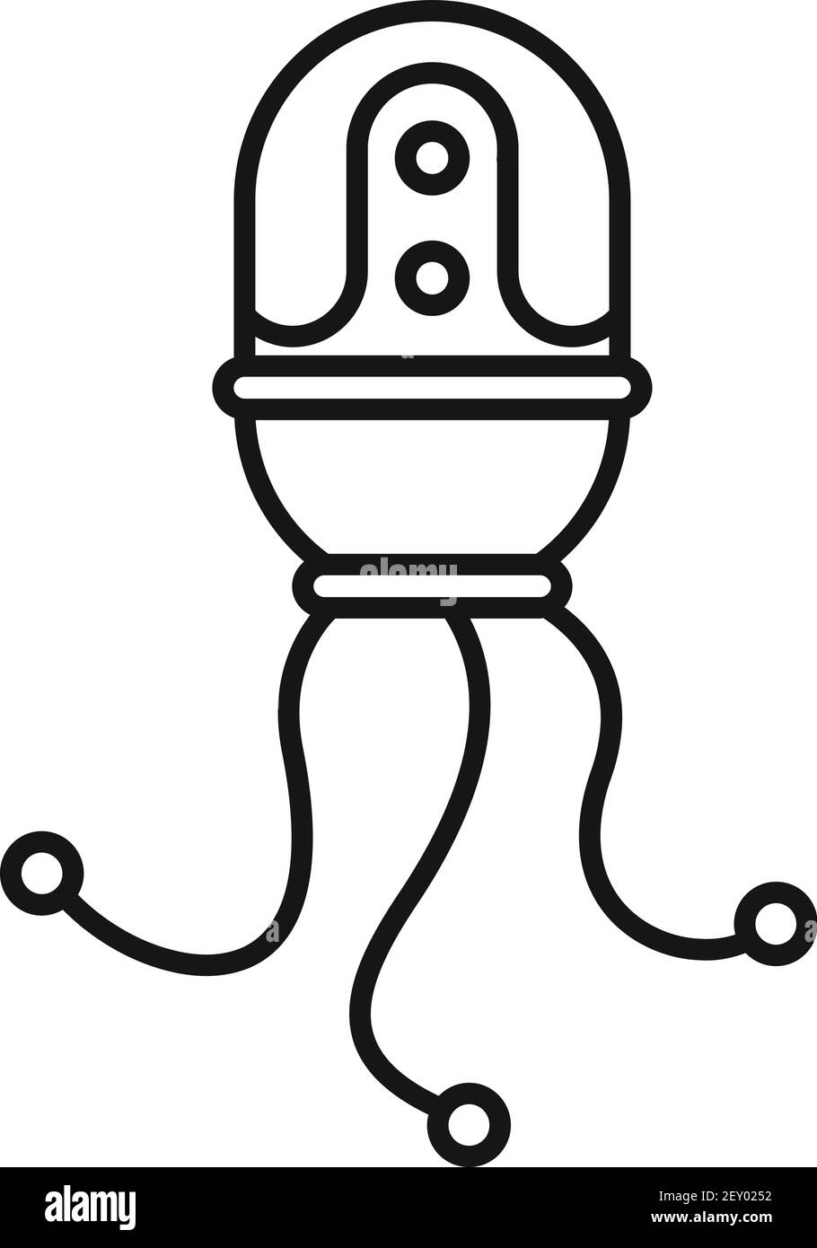 Nano robot icon, outline style Stock Vector Image & Art - Alamy