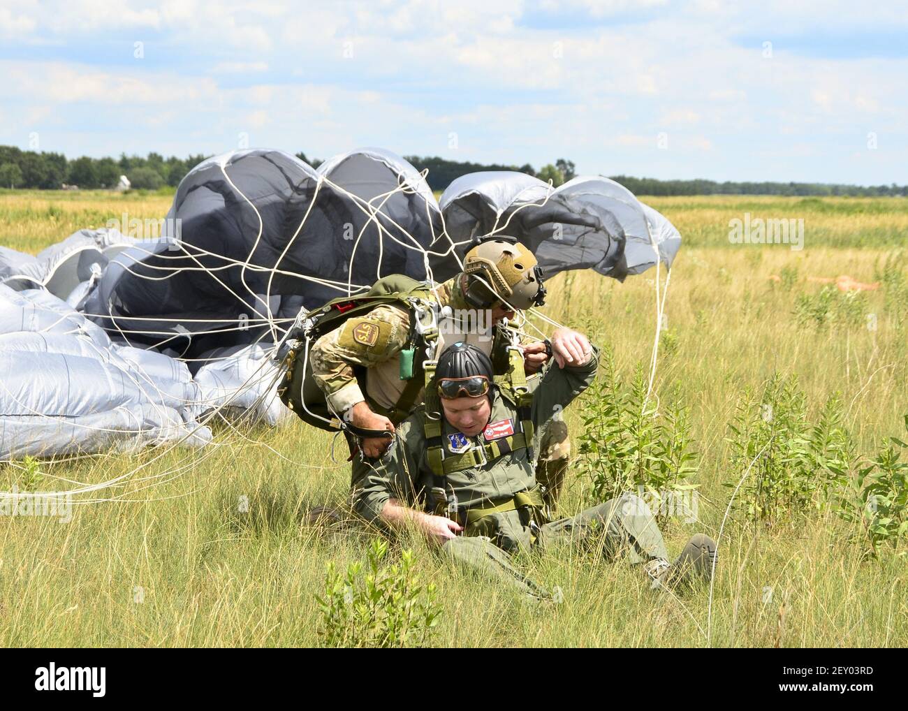 U.S. Air Force Master Sgt. Ed McKenna, a pararescue specialist with the ...