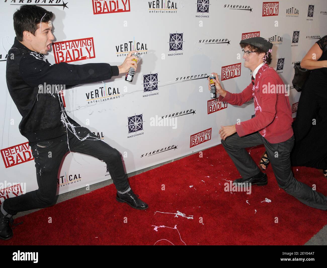 29 July 2014 - Hollywood, California - Nat Wolff, Nate Hartley. "Behaving Badly" Los Angeles ...