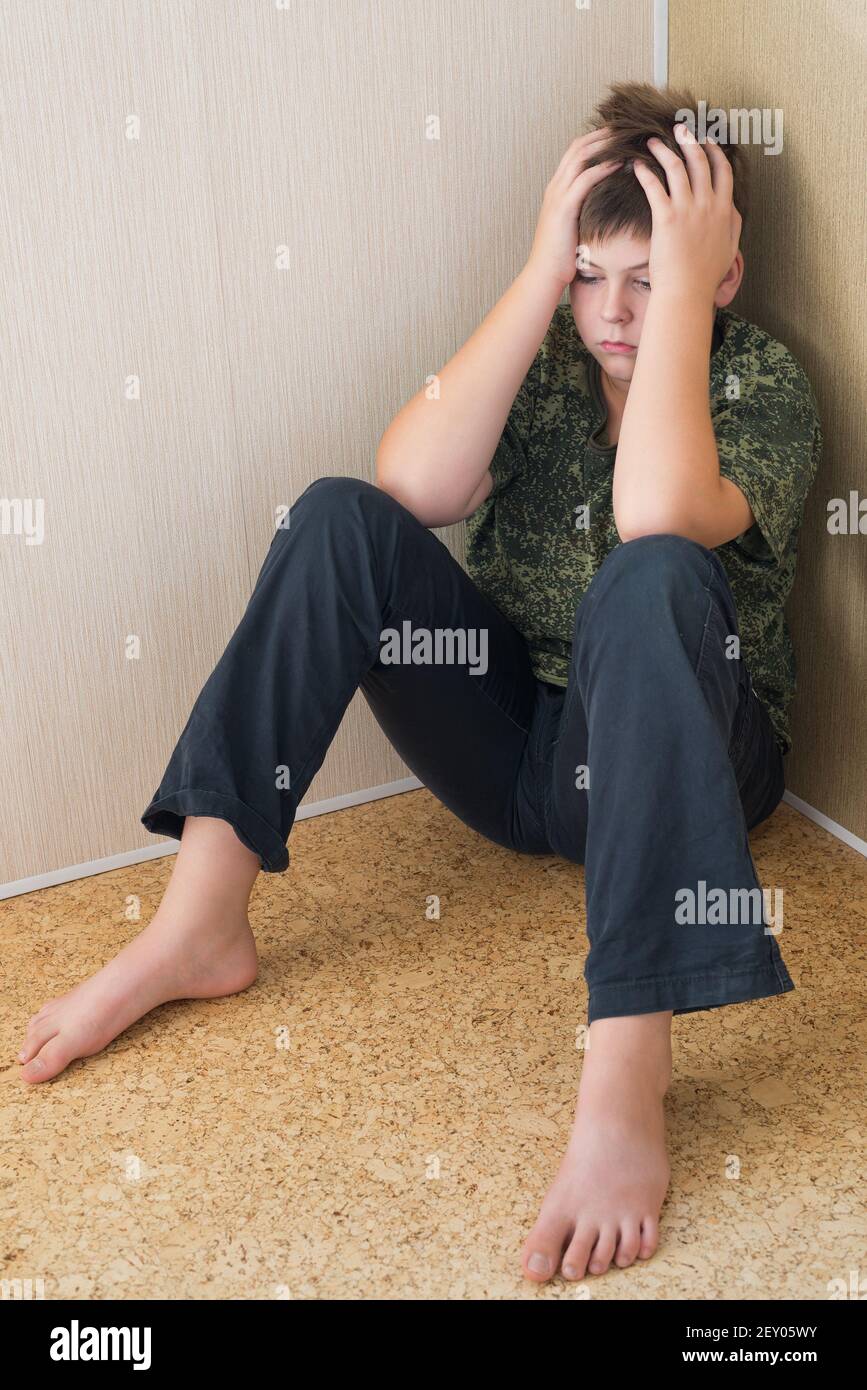 Boy Room Depression High Resolution Stock Photography and Images - Alamy