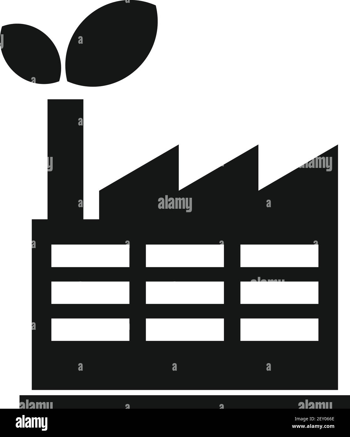 Polluted water power plant Stock Vector Images - Alamy