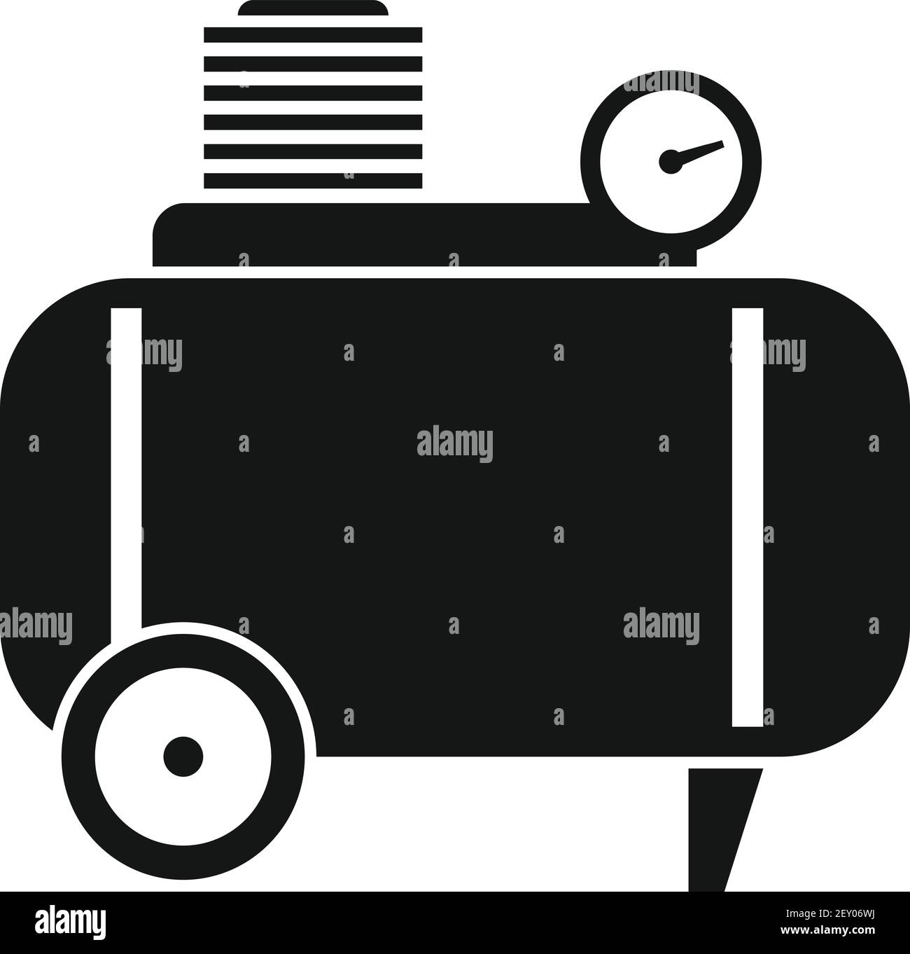 Air compressor pneumatic icon, simple style Stock Vector Image & Art ...