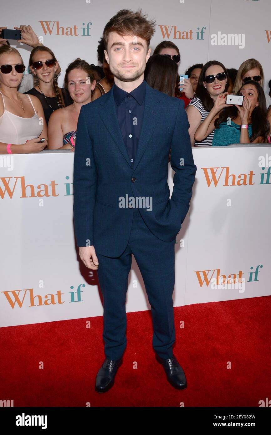 Actor Daniel Radcliffe attends the 'What If' New York fan screening at ...