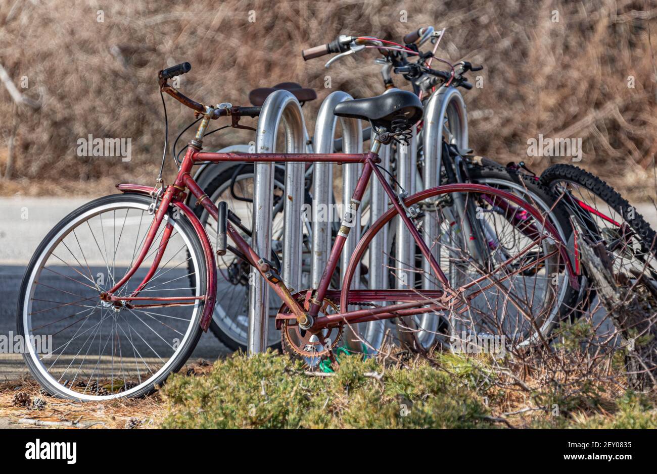 Line up bikes hi-res stock photography and images - Alamy