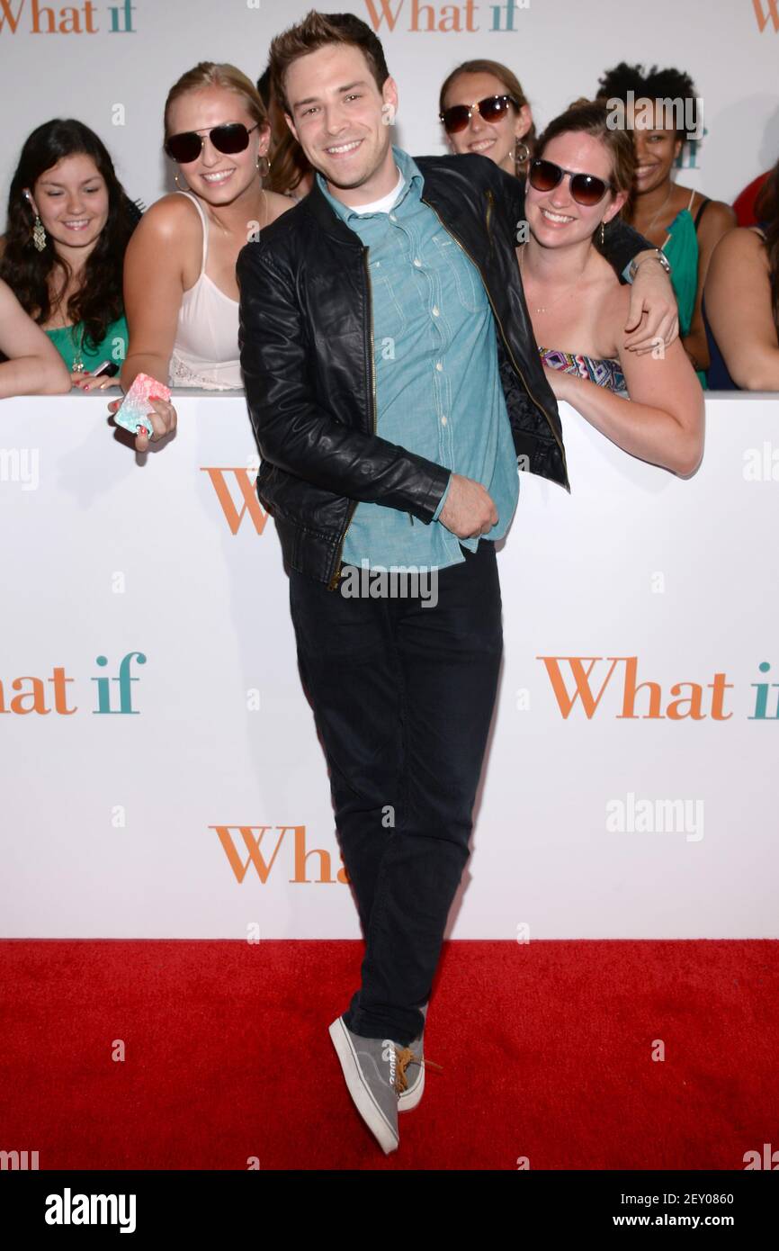 Ben Rappaport attends the 'What If' New York fan screening at Regal E-Walk 13 in Times Square ...