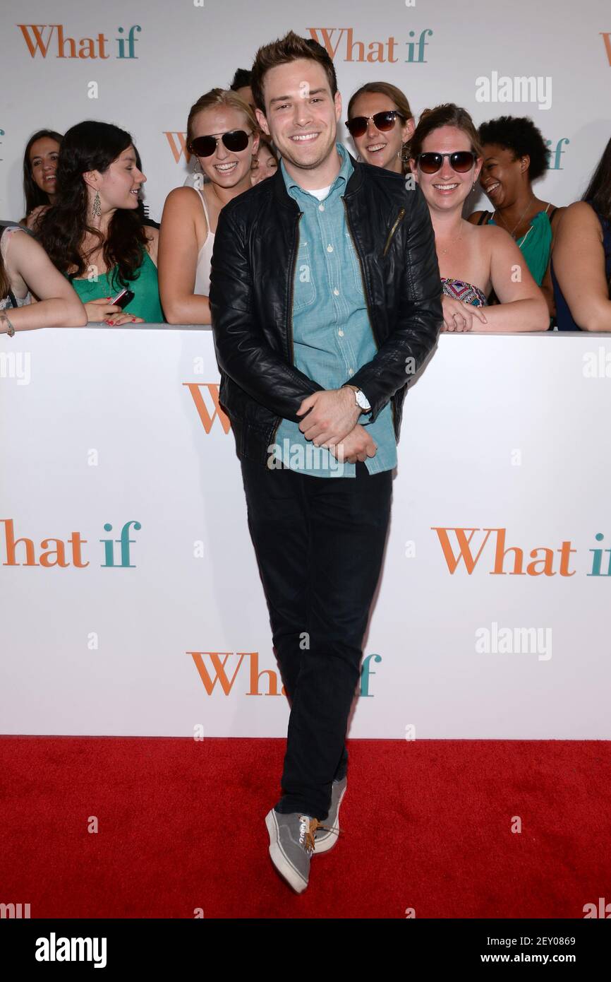 Ben Rappaport attends the 'What If' New York fan screening at Regal E ...