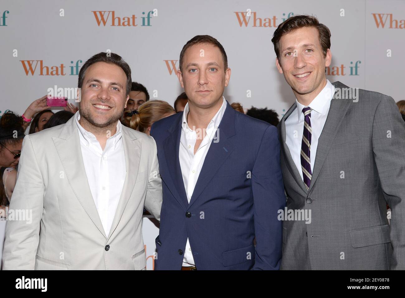 (L-R) Producers Jeff Arkuss, Jesse Shapira and David Gross attend the ...