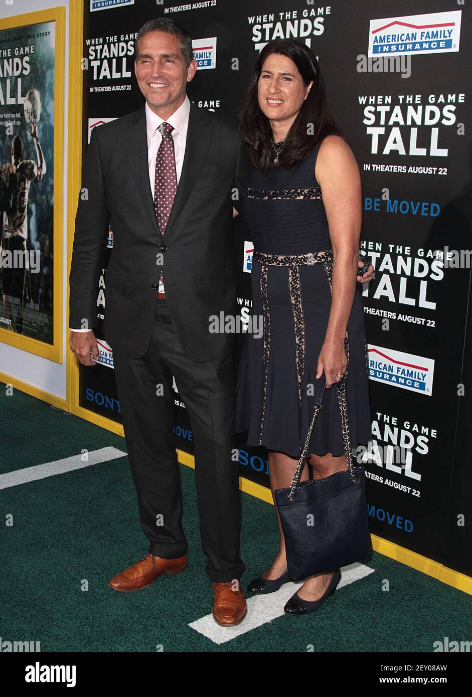 Jim Caviezel attends The World Premiere of "When the Game Stands Tall ...
