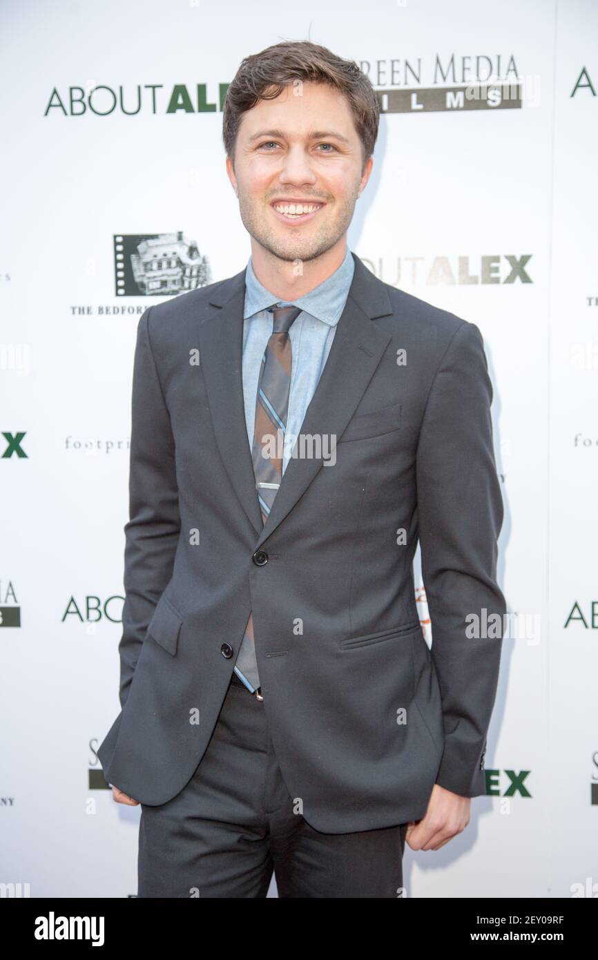 Jesse Zwick attends the Los Angeles premiere of ABOUT ALEX on August 6 ...